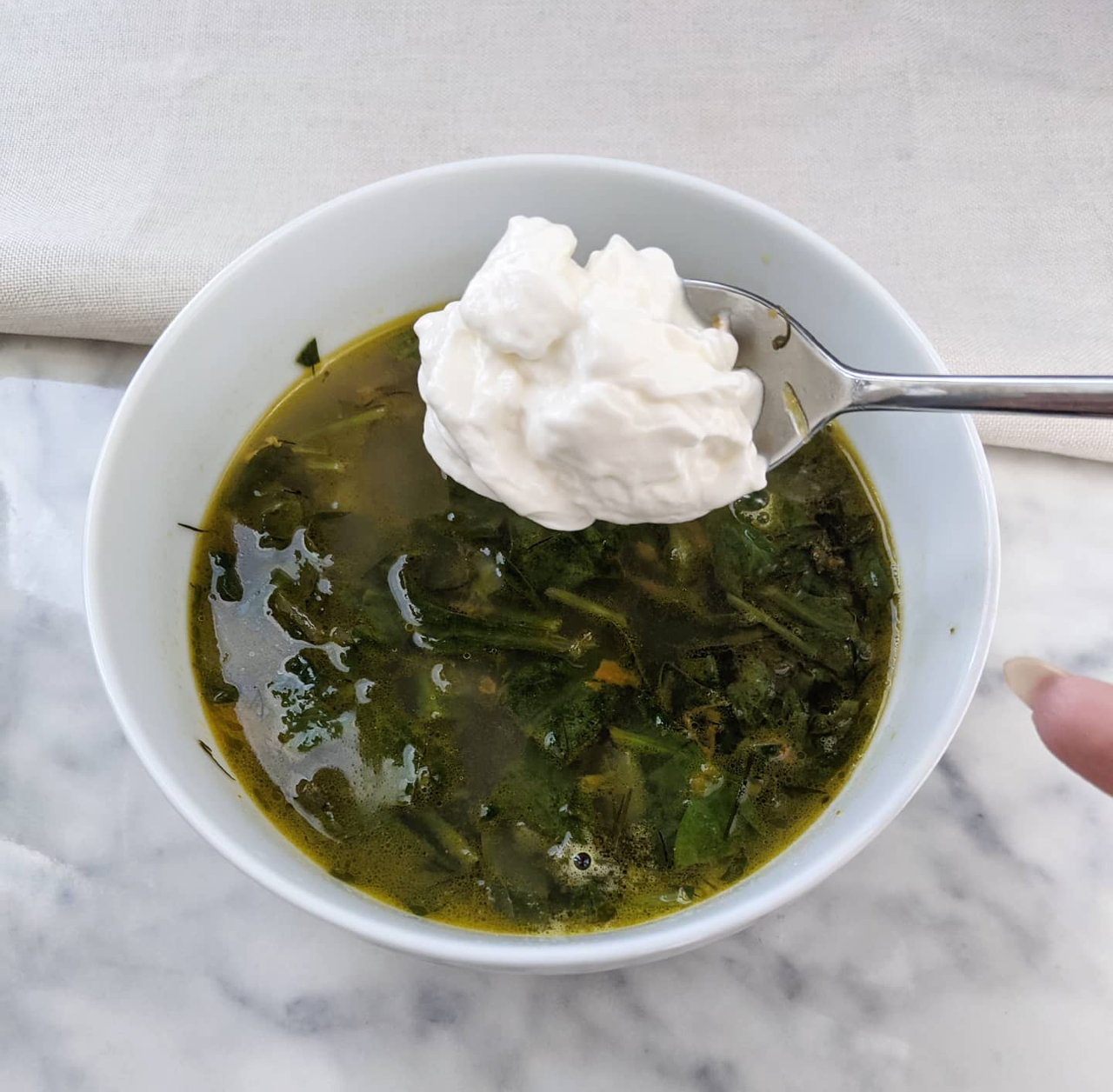 Keto Ukrainian Green Borscht Spinach Soup 56 Net Carbs