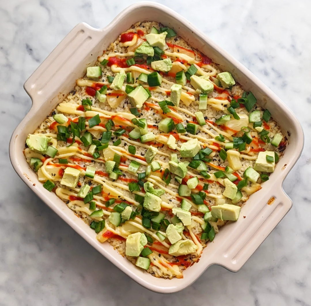 Keto Sushi Bake (With Cauliflower Rice) - Hungry Edit