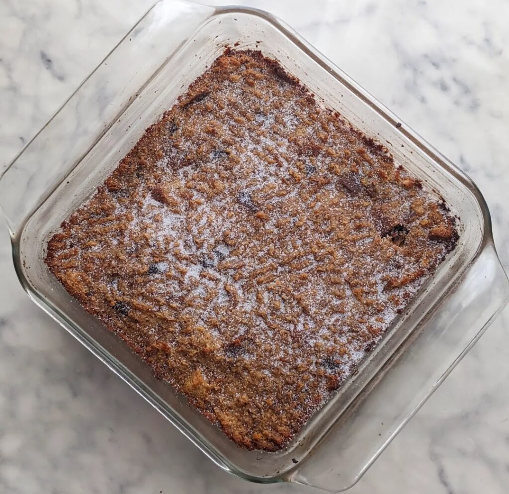 Keto Old Fashioned Bread Pudding - 6.7g Net Carbs